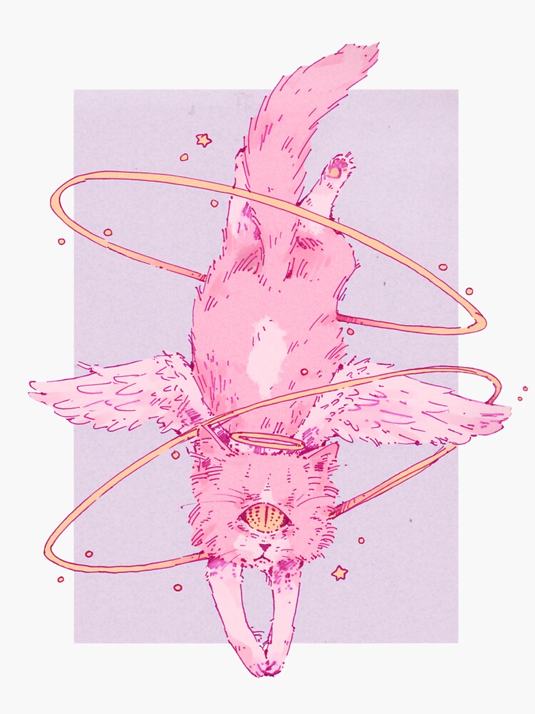 "Cyclops cat" Sticker for Sale by crazyspacecats | Redbubble