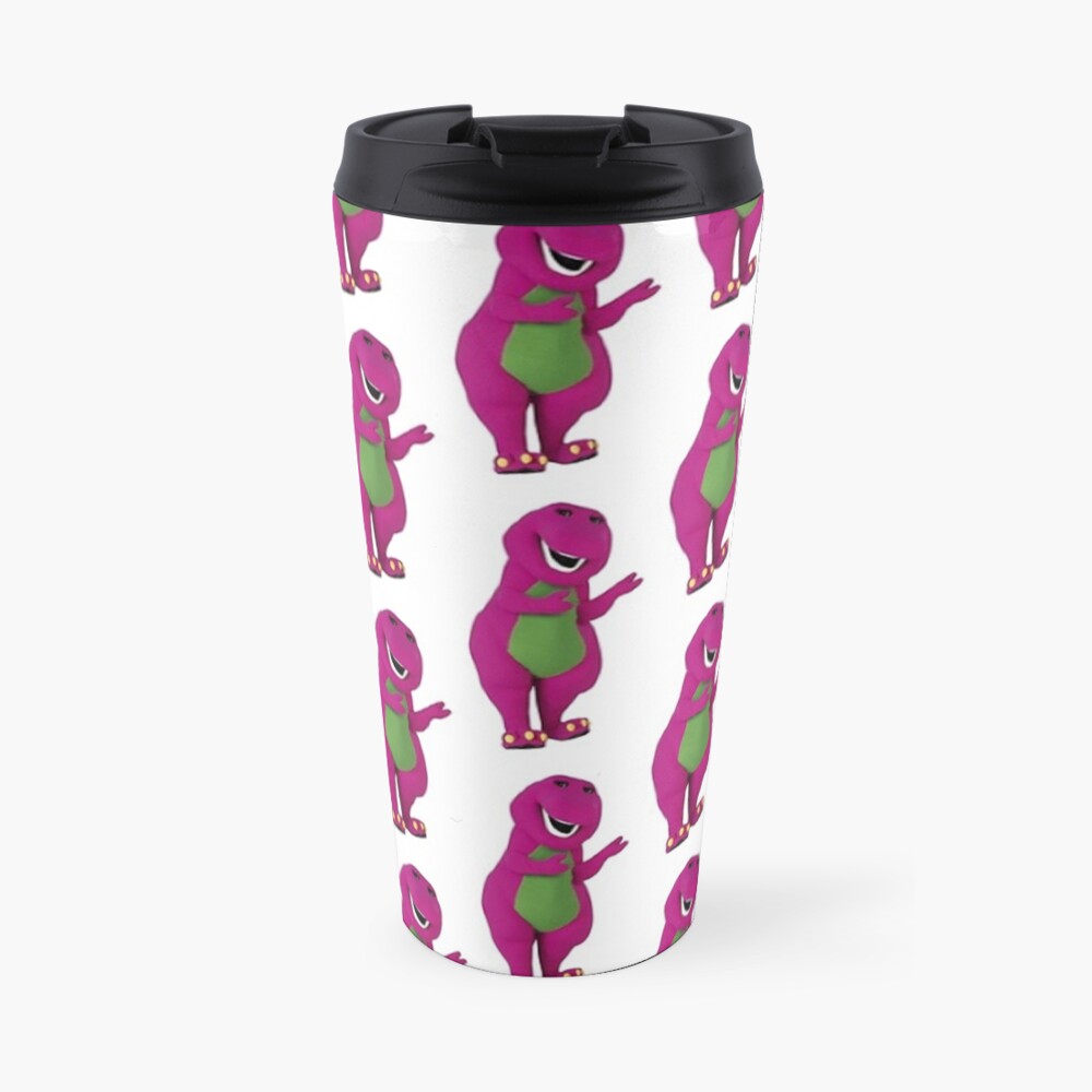"Barney The Dinosaur" Travel Coffee Mug by JoseKaye | Redbubble