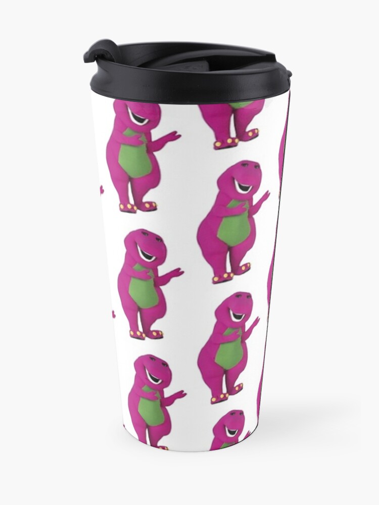 "Barney The Dinosaur" Travel Coffee Mug by JoseKaye | Redbubble