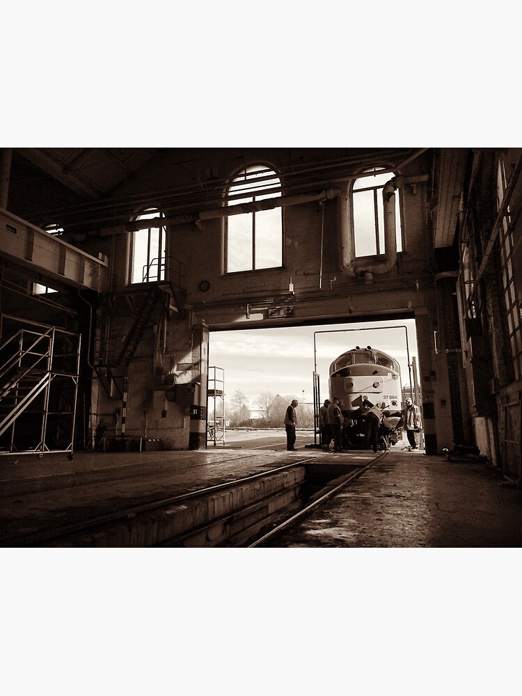 "Class 37 - Springburn Works, Glasgow" Sticker for Sale by ...