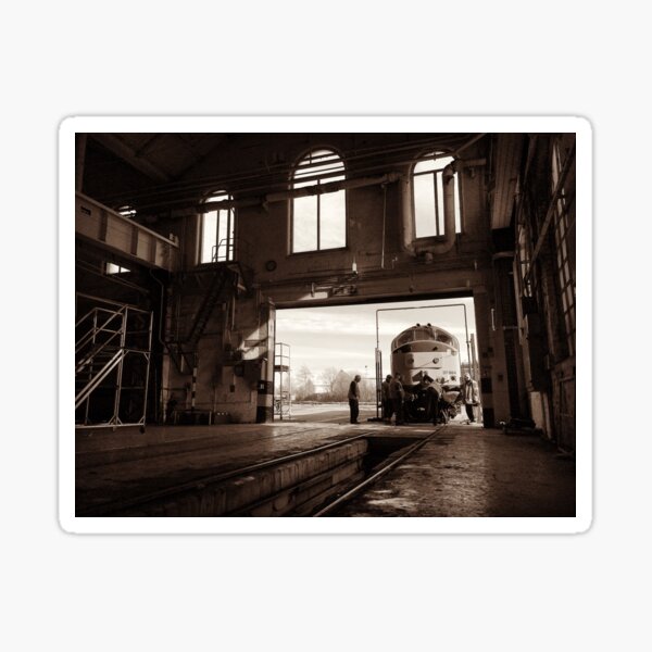 "Class 37 - Springburn Works, Glasgow" Sticker for Sale by ...