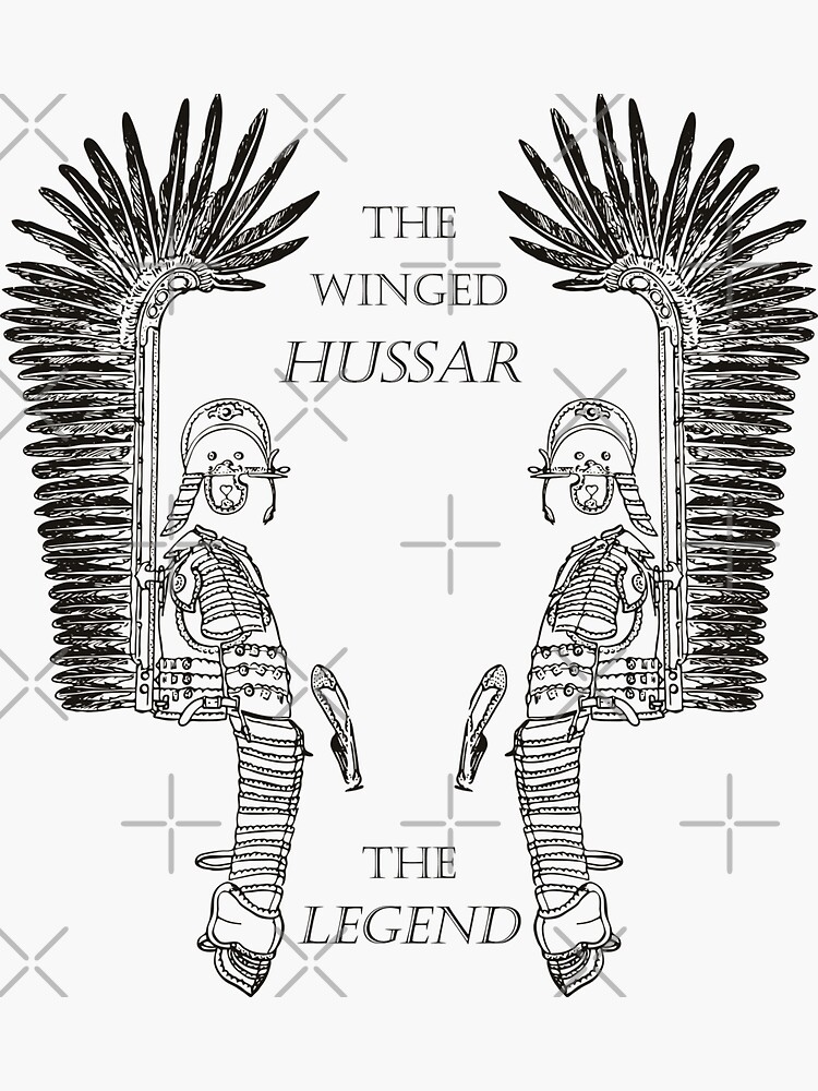 "The Winged Hussar - The Legend - Polish Famous Warrior Armor" Sticker ...