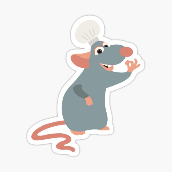 "Remy the Ratatouille" Sticker for Sale by rainy-day-art | Redbubble