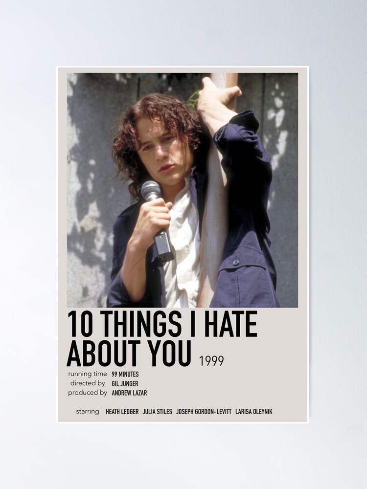10 Things I Hate About You Poster sold by Cherida Junta | SKU 4481969 | Printerval UK
