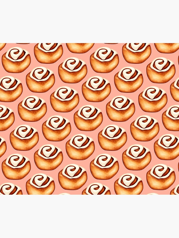 Cinnamon Roll Pattern - Pink Tapestry