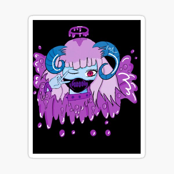 "demon pop art" Sticker for Sale by demonpandaxp | Redbubble