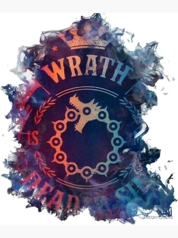 "wrath dragon logo" Poster for Sale by Ricon-Otaku | Redbubble