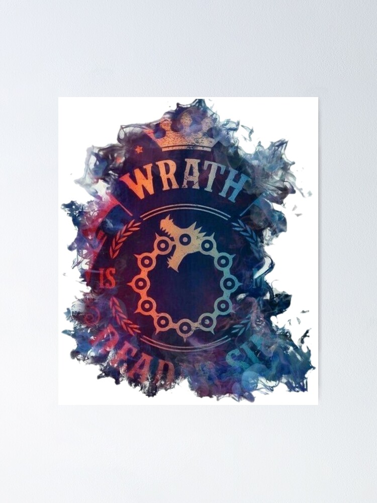 "wrath dragon logo" Poster for Sale by Ricon-Otaku | Redbubble