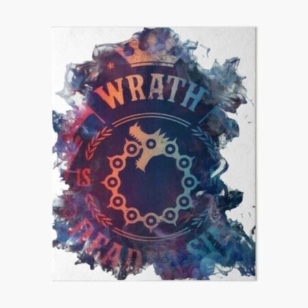 "wrath dragon logo" Art Board Print for Sale by Ricon-Otaku | Redbubble