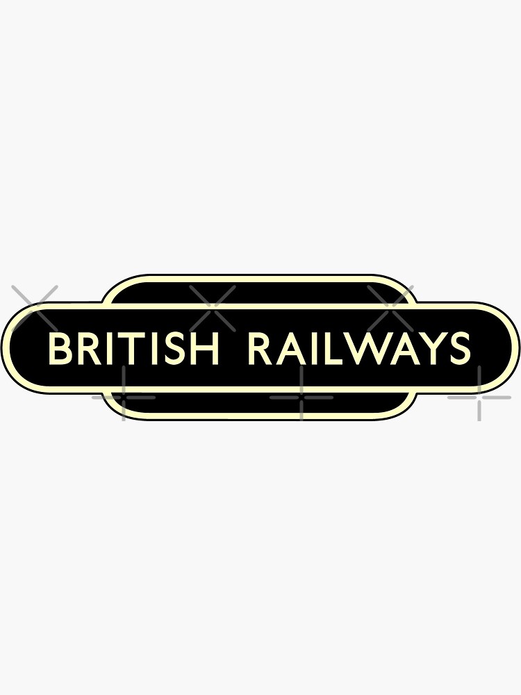 "British Railways logo, (1948 - 67)" Sticker for Sale by 2cimage ...