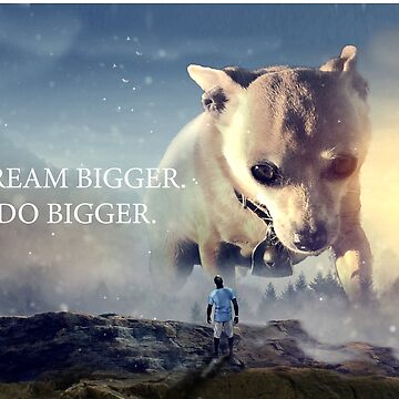 "Dream Bigger. Do Bigger." Canvas Print for Sale by Devin Georgestone ...
