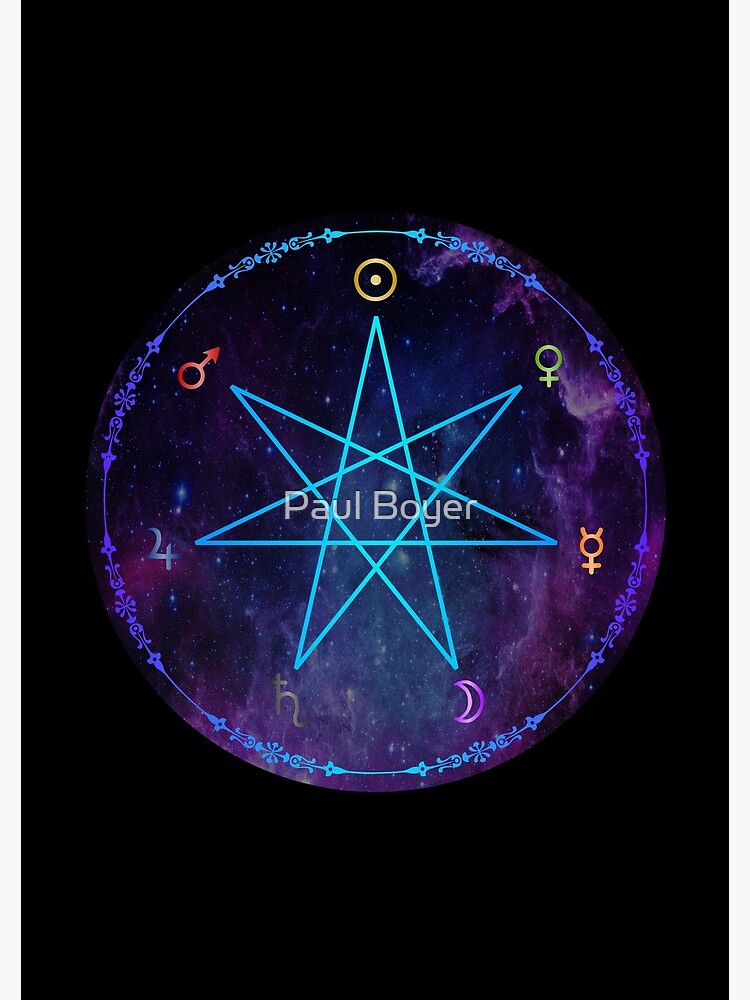 "The 7 Traditional Planets of Ancient Astrology with Septagram and ...