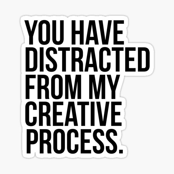 "Creative Process" Sticker by annaw9954 | Redbubble