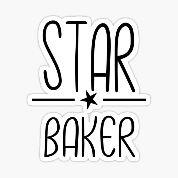 " great british baking show star baker " Sticker for Sale by ...