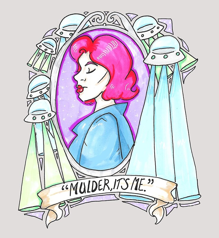 "Mulder, It's Me" by captivelark | Redbubble