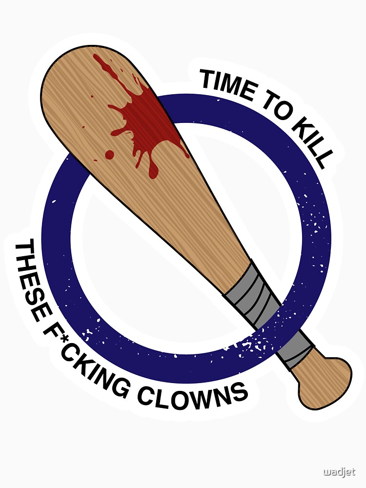 Sweat à capuche épais « Il est temps de tuer ces putains de clowns ...