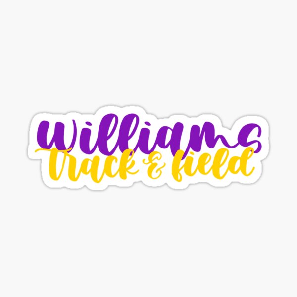 "williams college track and field" Sticker for Sale by laurwang | Redbubble