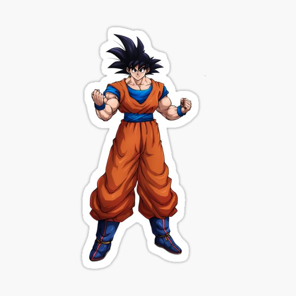 "Goku" Sticker by daffduffart | Redbubble