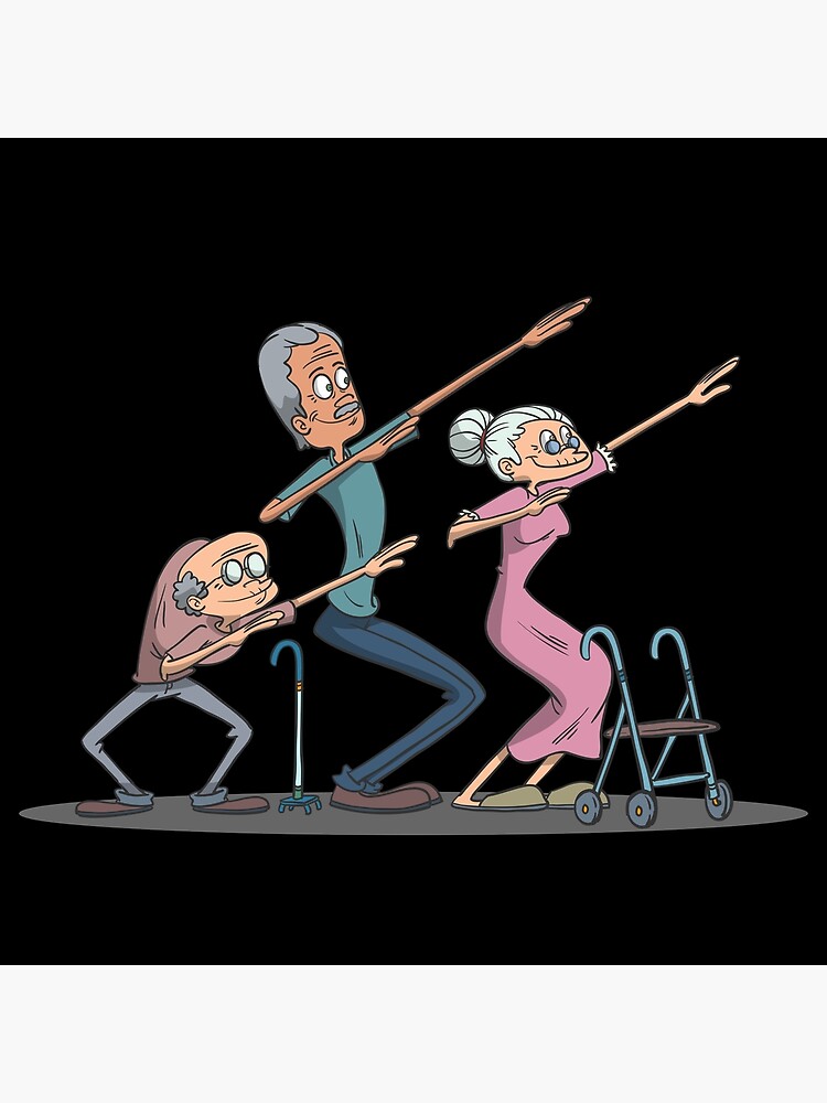 Dabbing Elderly