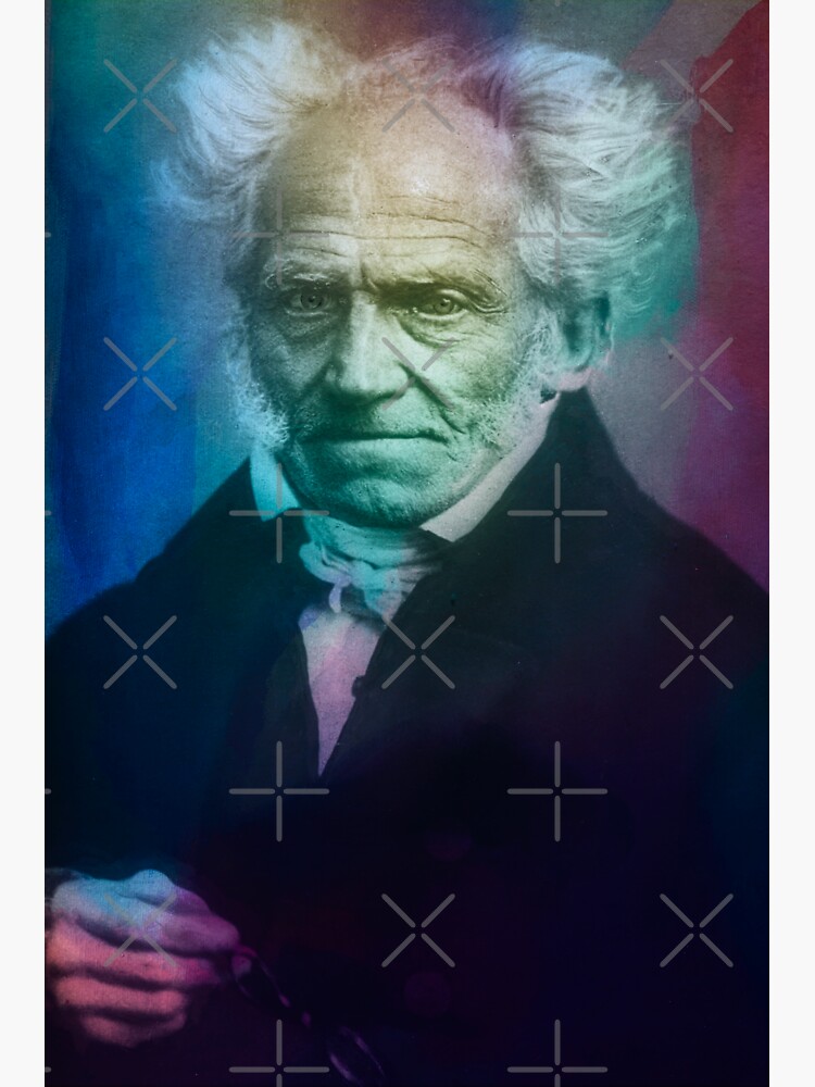 "Arthur Schopenhauer - the philosopher of pessimism" Sticker for Sale ...