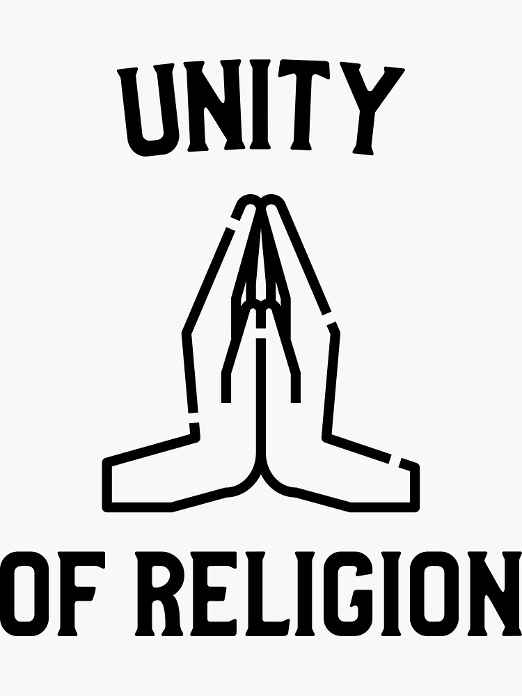"Unity Of Religion" Sticker for Sale by Obiscidan | Redbubble