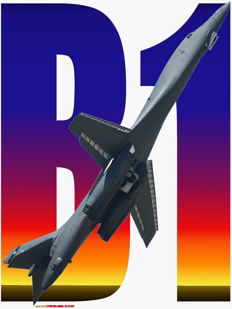 "B1 Design - USAF B1 2011" Sticker for Sale by muz2142 | Redbubble