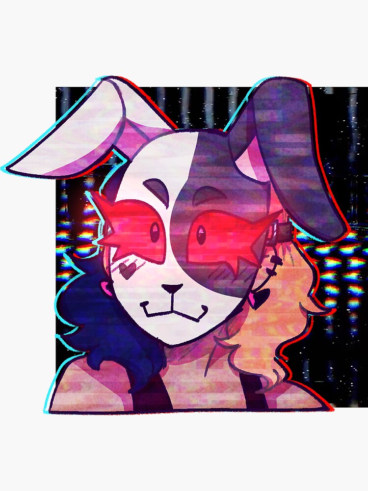 "Vanny icon" Sticker for Sale by Moonselkie | Redbubble