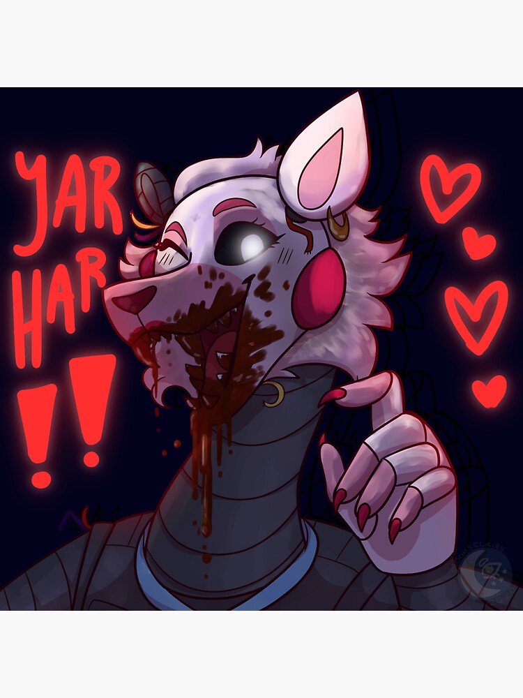 "The Mangle" Sticker for Sale by Moonselkie | Redbubble