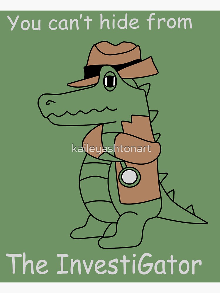 "The Investigator " Sticker by kaileyashtonart | Redbubble