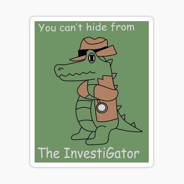 "The Investigator " Sticker by kaileyashtonart | Redbubble
