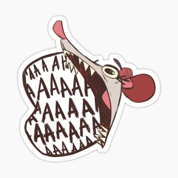 "AAAAAAAAAAAAAAAAAA" Sticker for Sale by beffalumps | Redbubble