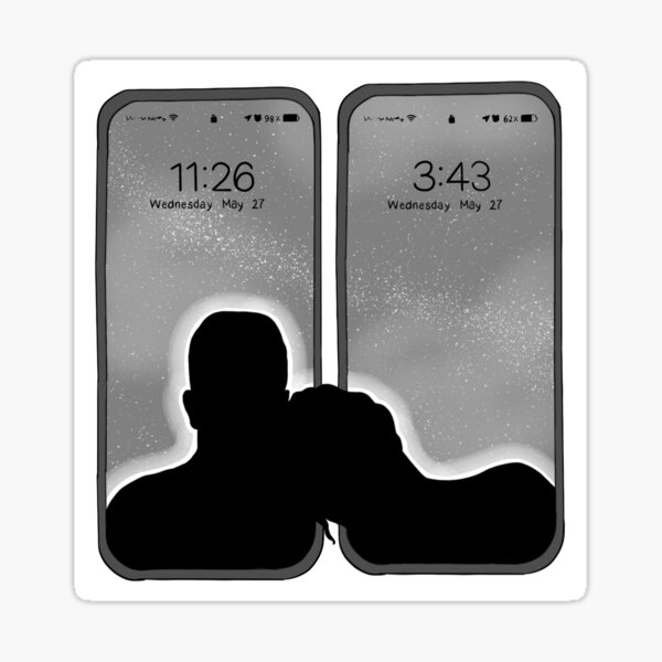 "Long Distance" Sticker by slenstickers | Redbubble