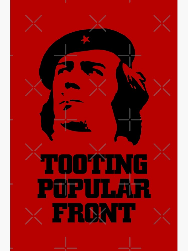 "beebthings Tooting Popular Front" Poster for Sale by beebthings ...