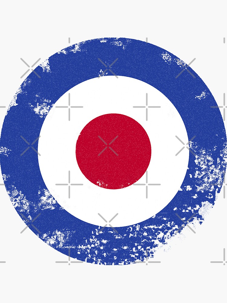 "Vintage Mod Target" Sticker for Sale by Confusion101 | Redbubble