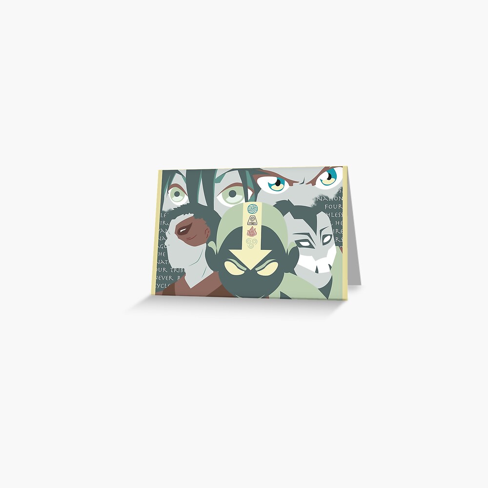 "Avatar The Last Airbender" Greeting Card for Sale by caitdesign ...