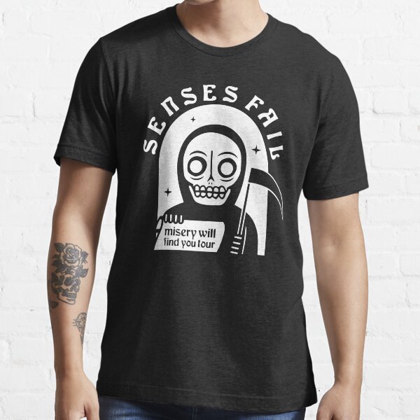 "Senses Fail" T-shirt for Sale by Clupchuc01 | Redbubble | senses fail ...