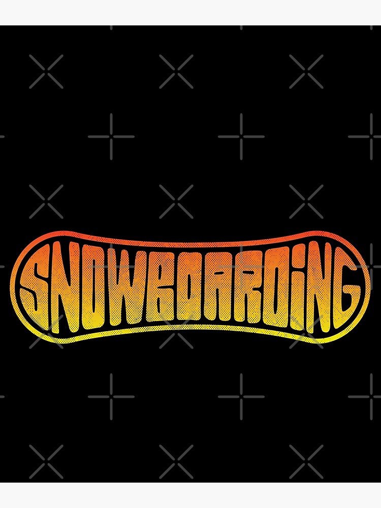 "Snowboarding Fire Logo" Poster by infleims | Redbubble