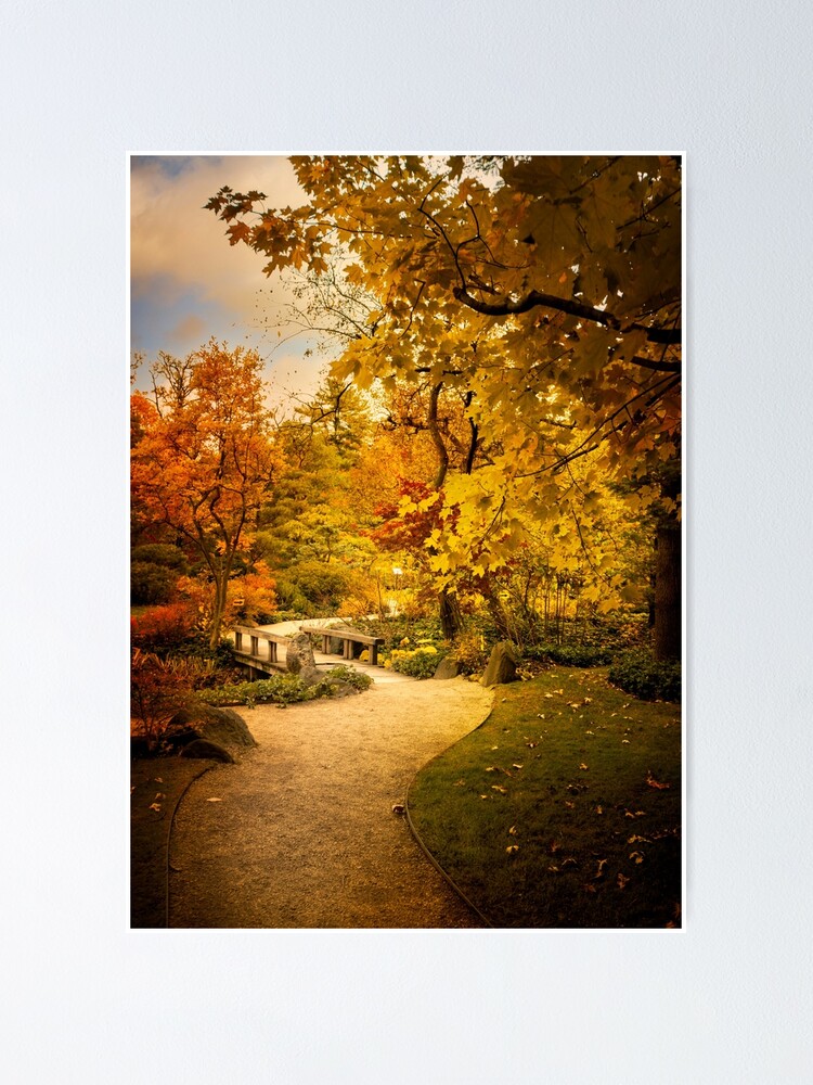 "winding autumn path" Poster for Sale by LaskoPhotos | Redbubble