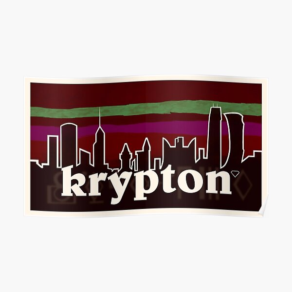 "Krypton Logo " Poster for Sale by homofomo | Redbubble