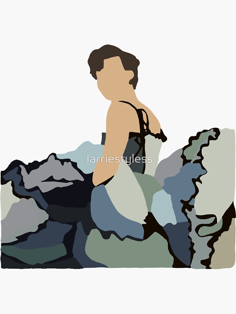 "Harry Styles Vogue Sticker, + more" Sticker for Sale by larriestyless ...