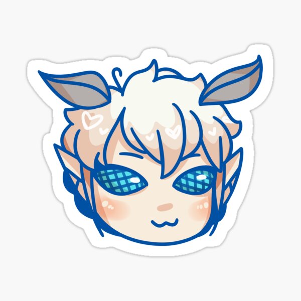 "momo head!" Sticker for Sale by prideandspite | Redbubble