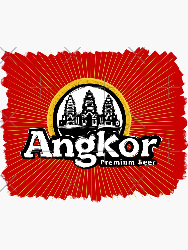 "Angkor Beer POP" Sticker for Sale by shtem | Redbubble