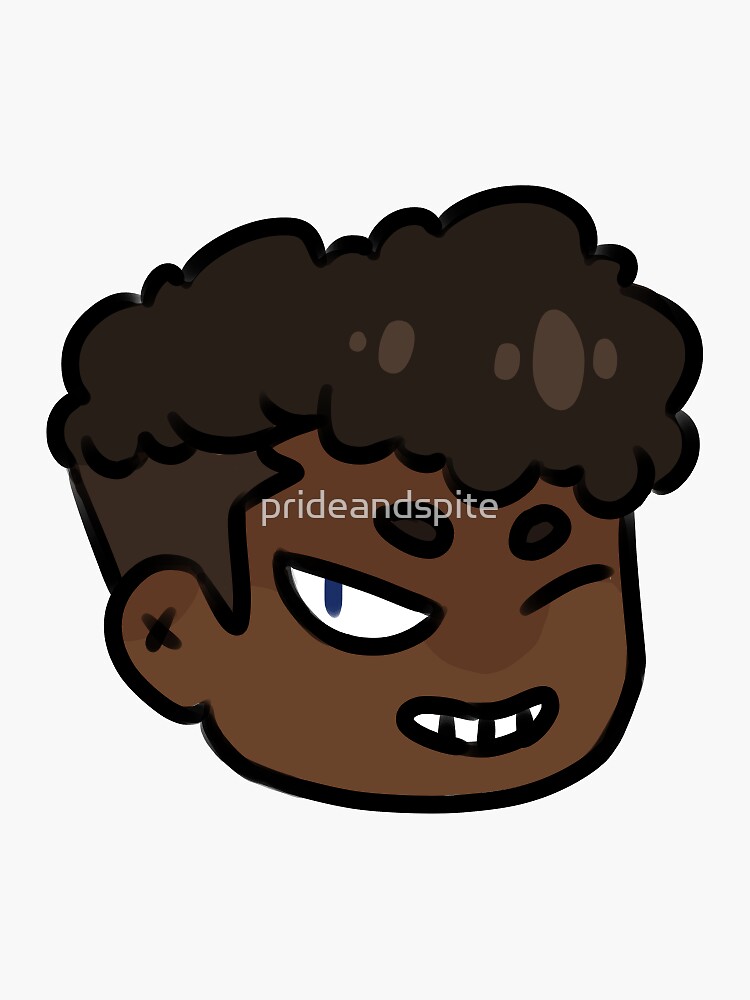 "zach head" Sticker for Sale by prideandspite | Redbubble