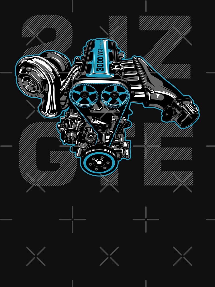 "2JZ-GTE Toyota Engine" Essential T-Shirt for Sale by myronmhouse ...