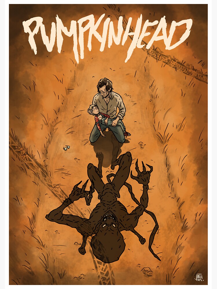 "Pumpkinhead" Sticker for Sale by Belletyr | Redbubble