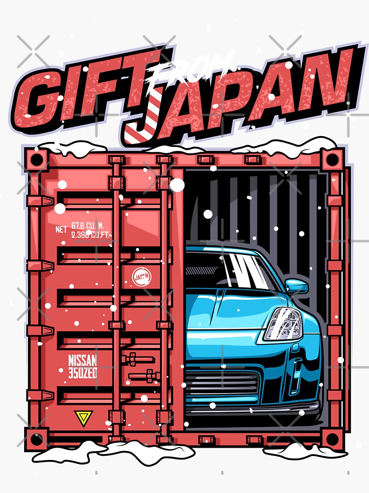 "Nissan 350z z33 JDM Christmas Gift From Japan " Sticker for Sale by ...