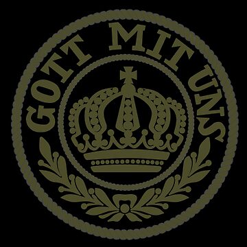 "GOTT MIT UNS" Sticker for Sale by Devotee1973 | Redbubble