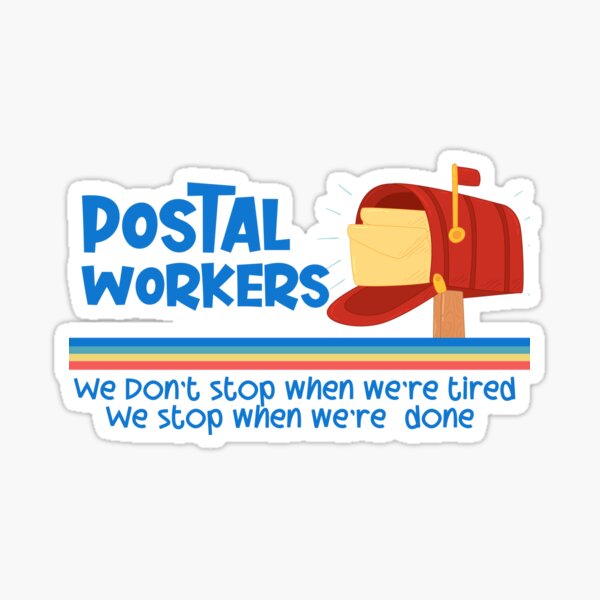 "Postal Worker Essential Cute Quote Souvenirs" Sticker for Sale by ...