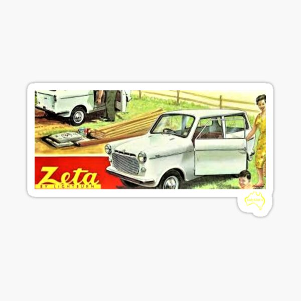 "ZETA by Lightburn" Sticker for Sale by Andykinoz | Redbubble