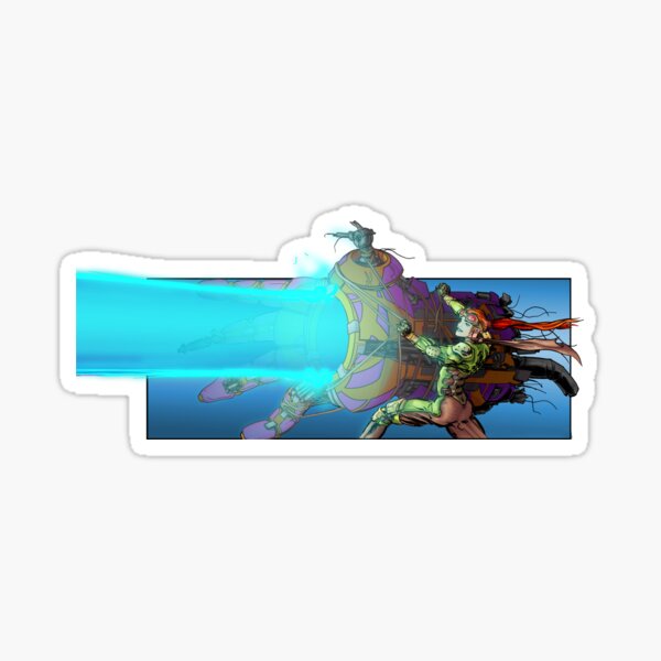 "Blaster" Sticker by Garlock | Redbubble